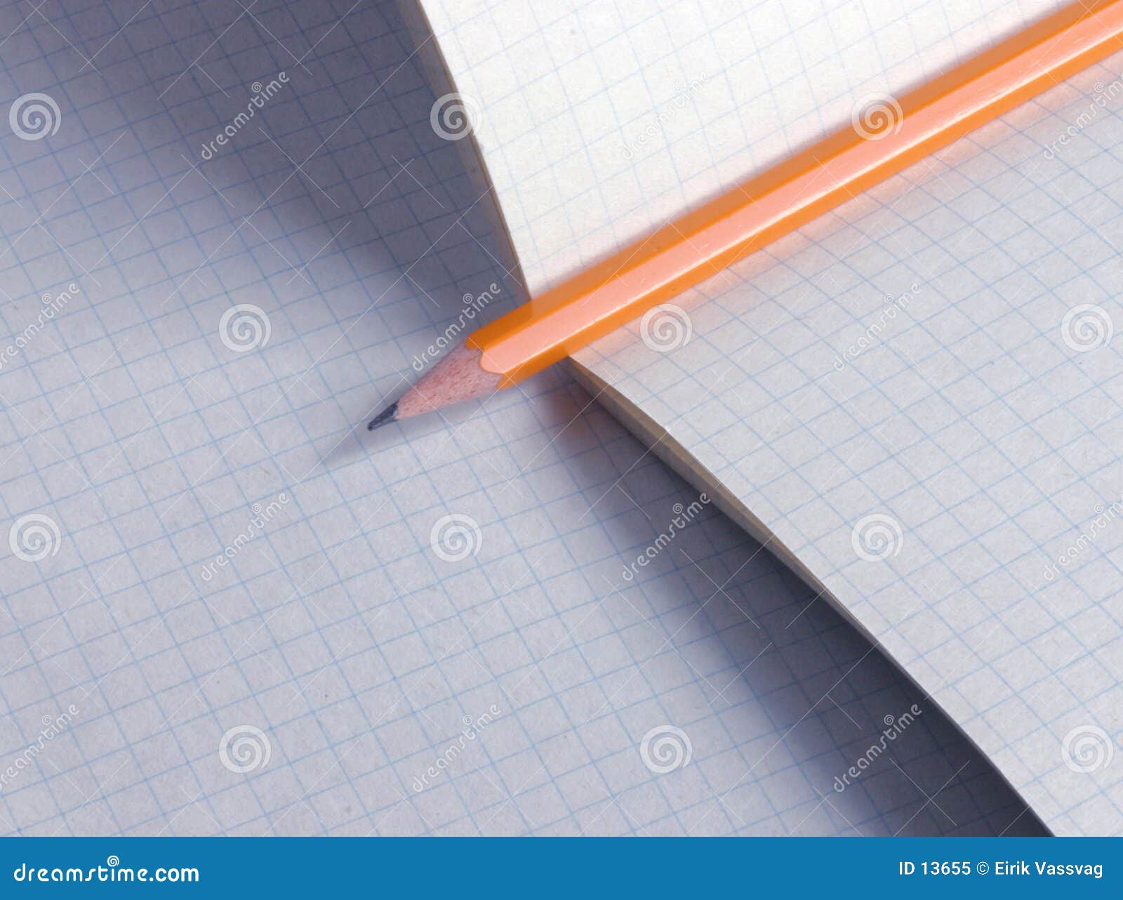 Pencil on paper stock image. Image of still, closeup, paper - 13655