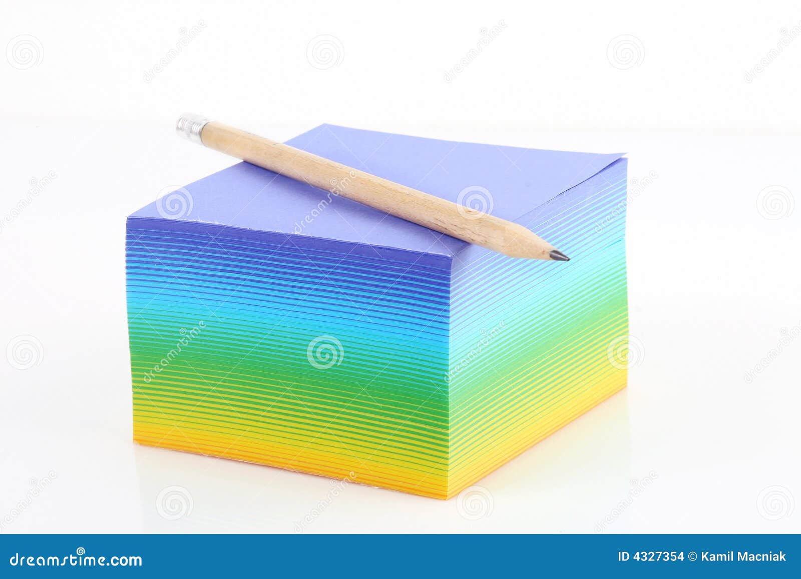 Pencil And Paper Picture. Image: 4327354