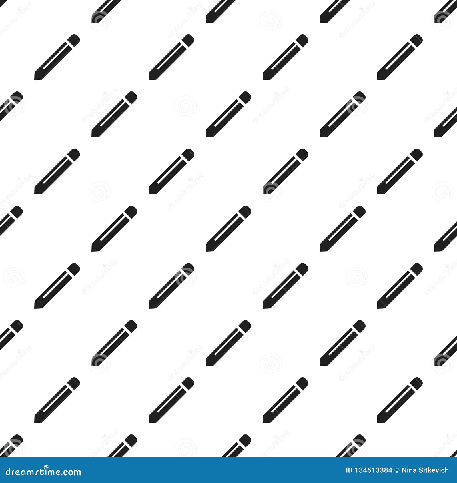 Pencil Pattern Seamless Vector Stock Vector - Illustration of pattern ...