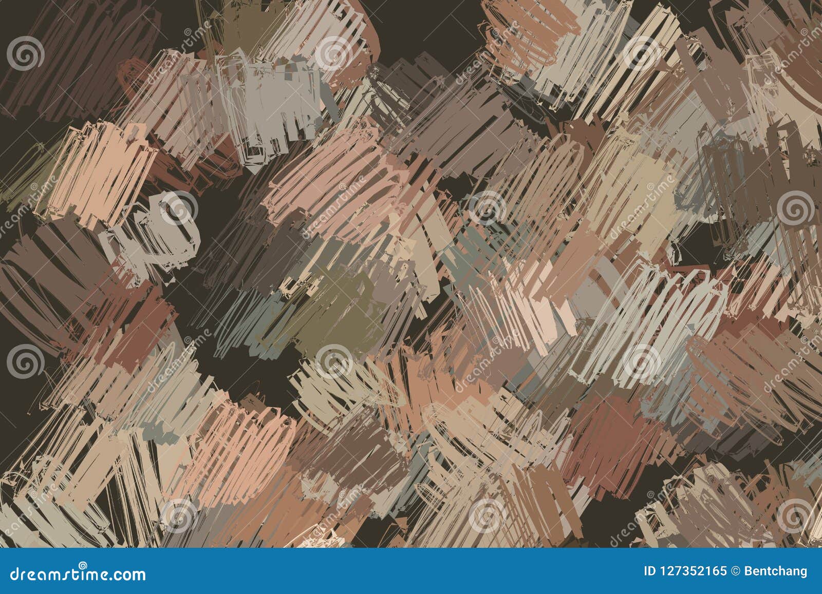 Pencil or Pen Lines Sketch Abstract Hand Drawn Background, Texture or ...