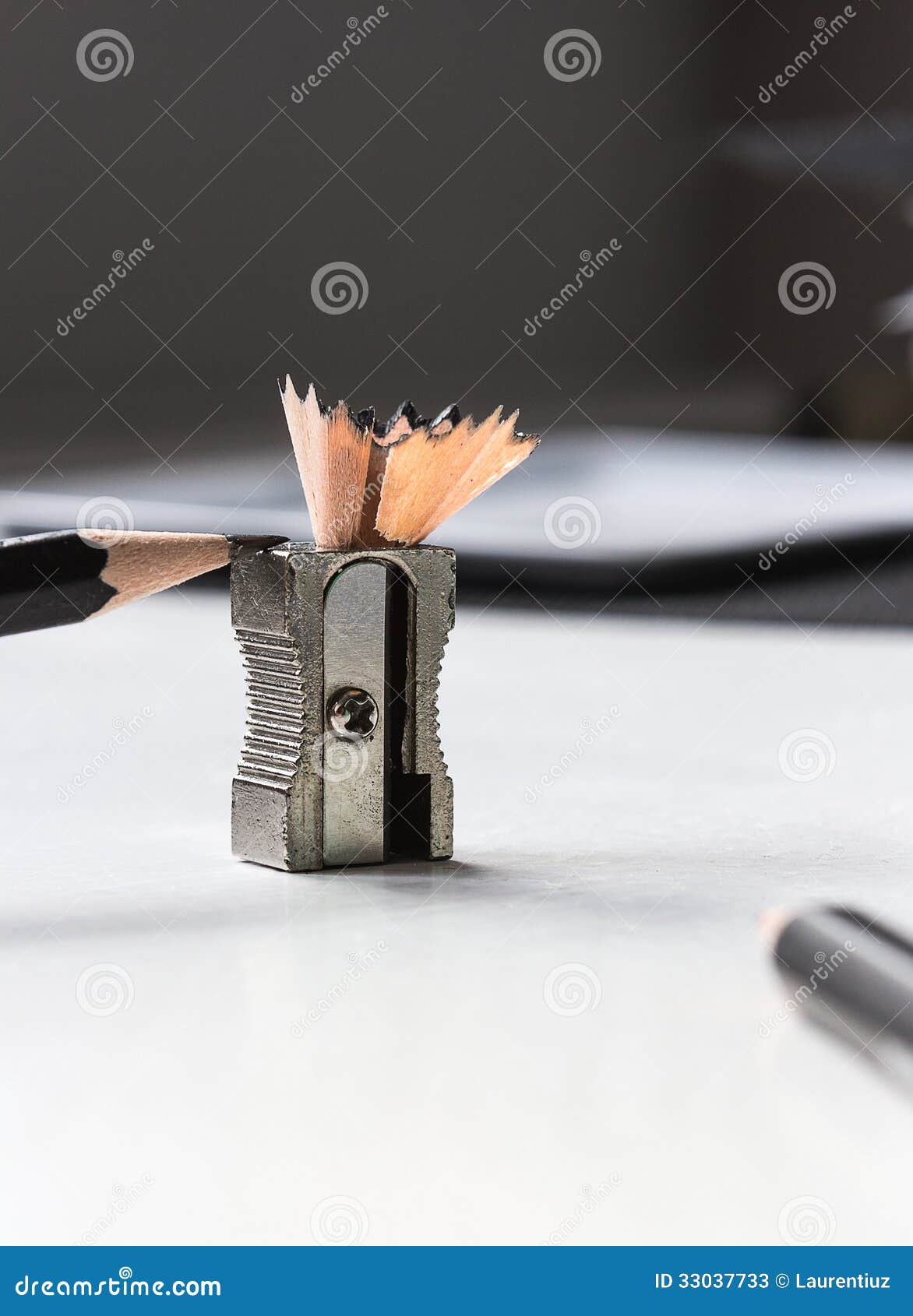 Pencil with pencil waste stock image. Image of coal, edgy - 33037733