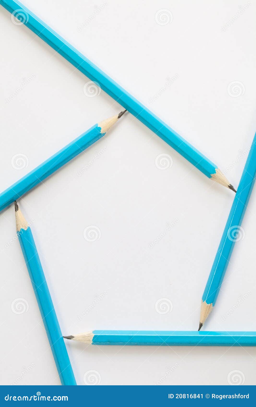 Pencil Pentagon stock image. Image of sharp, design, white - 20816841