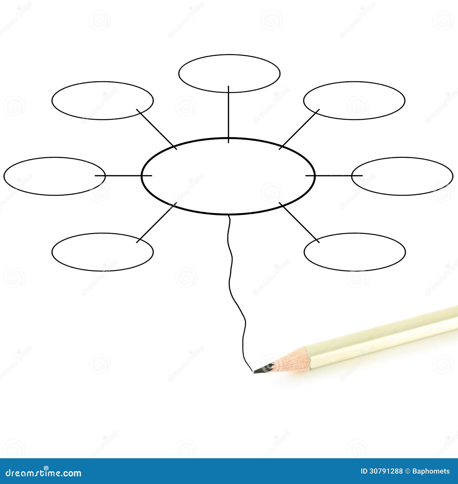 Pencil and Plan Analysis Flow Chart Stock Photo - Image of businessman ...
