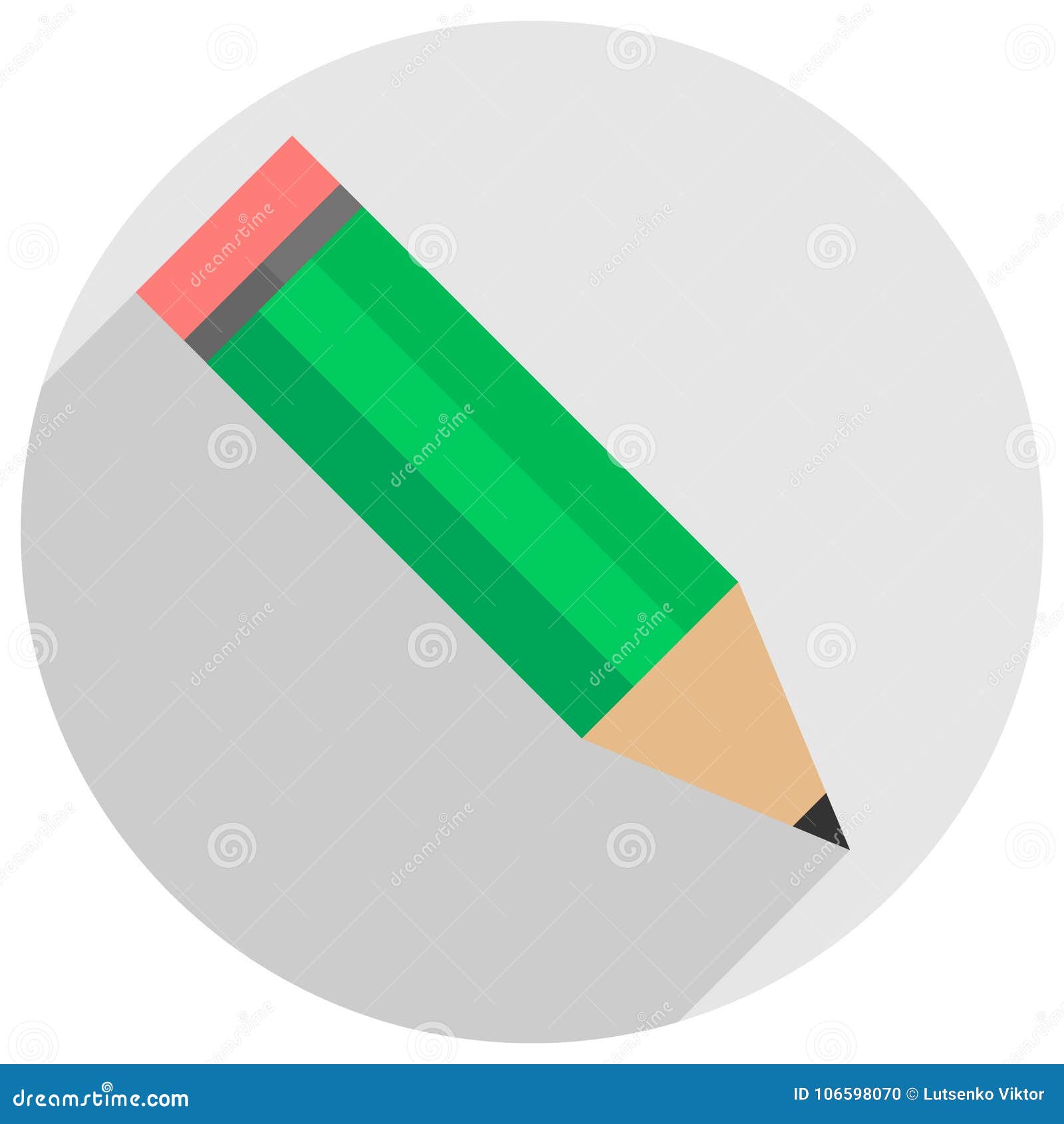 Pencil program icon stock illustration. Illustration of luxury - 106598070