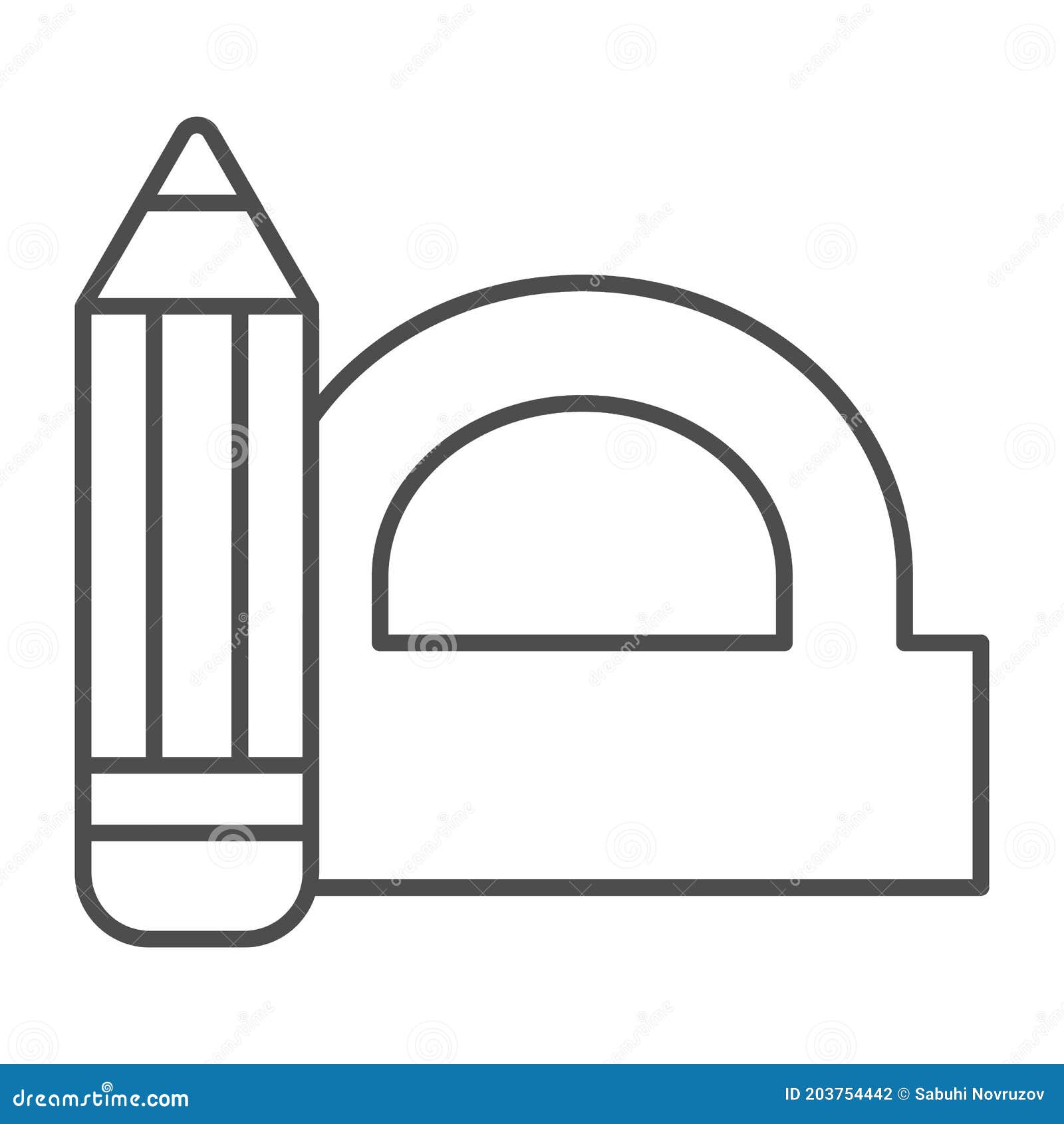 Drawing Angle Blue Protractor Pencil Royalty-Free Stock Photography ...