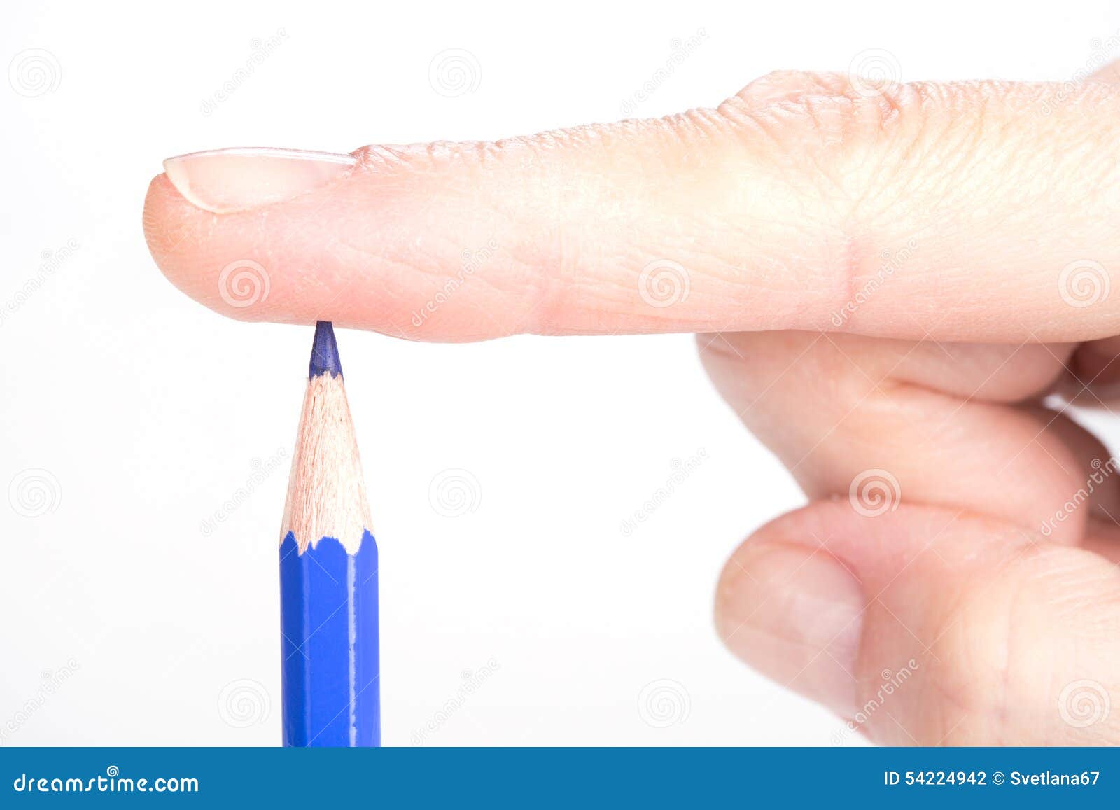 Pencil rests on the finger stock photo. Image of antique - 54224942