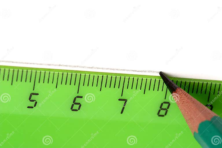 Pencil and ruler stock photo. Image of designer, lesson - 10236072