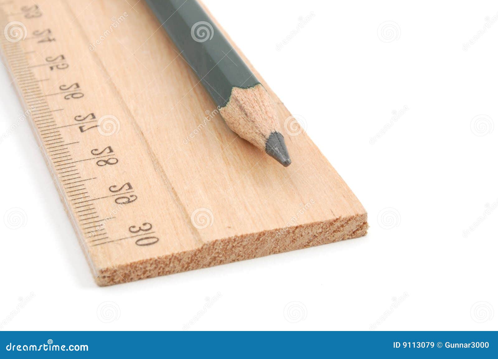 Pencil and ruler stock image. Image of learn, geometry - 9113079