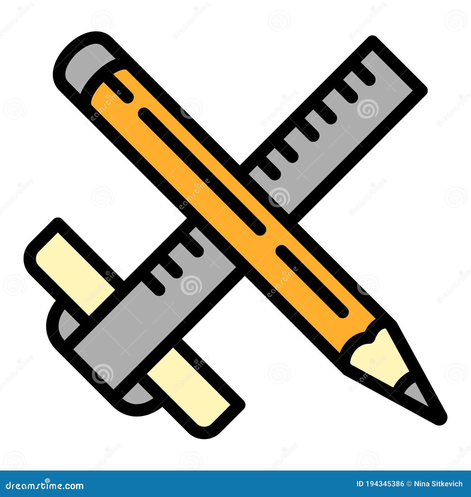 Ruler Pencil Icon