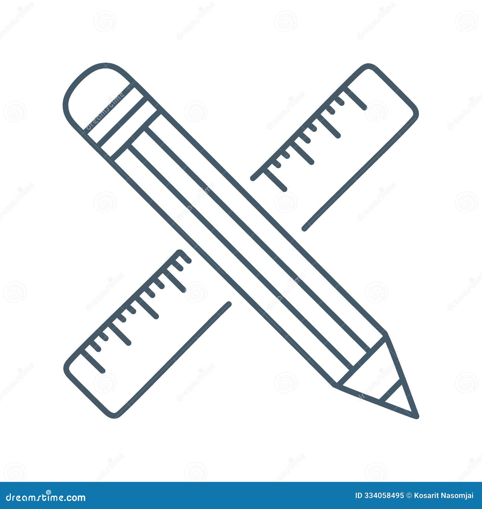 Ruler For Precision Measurements, Featuring Metric Cm And Imperial Inch ...