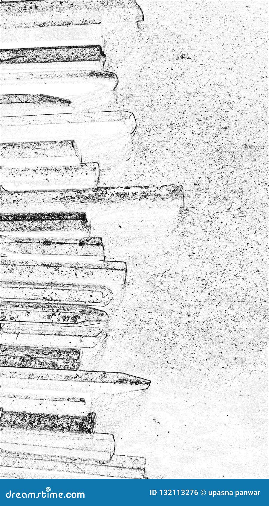 Pencil scratch stock photo. Image of pencil, charcol - 132113276