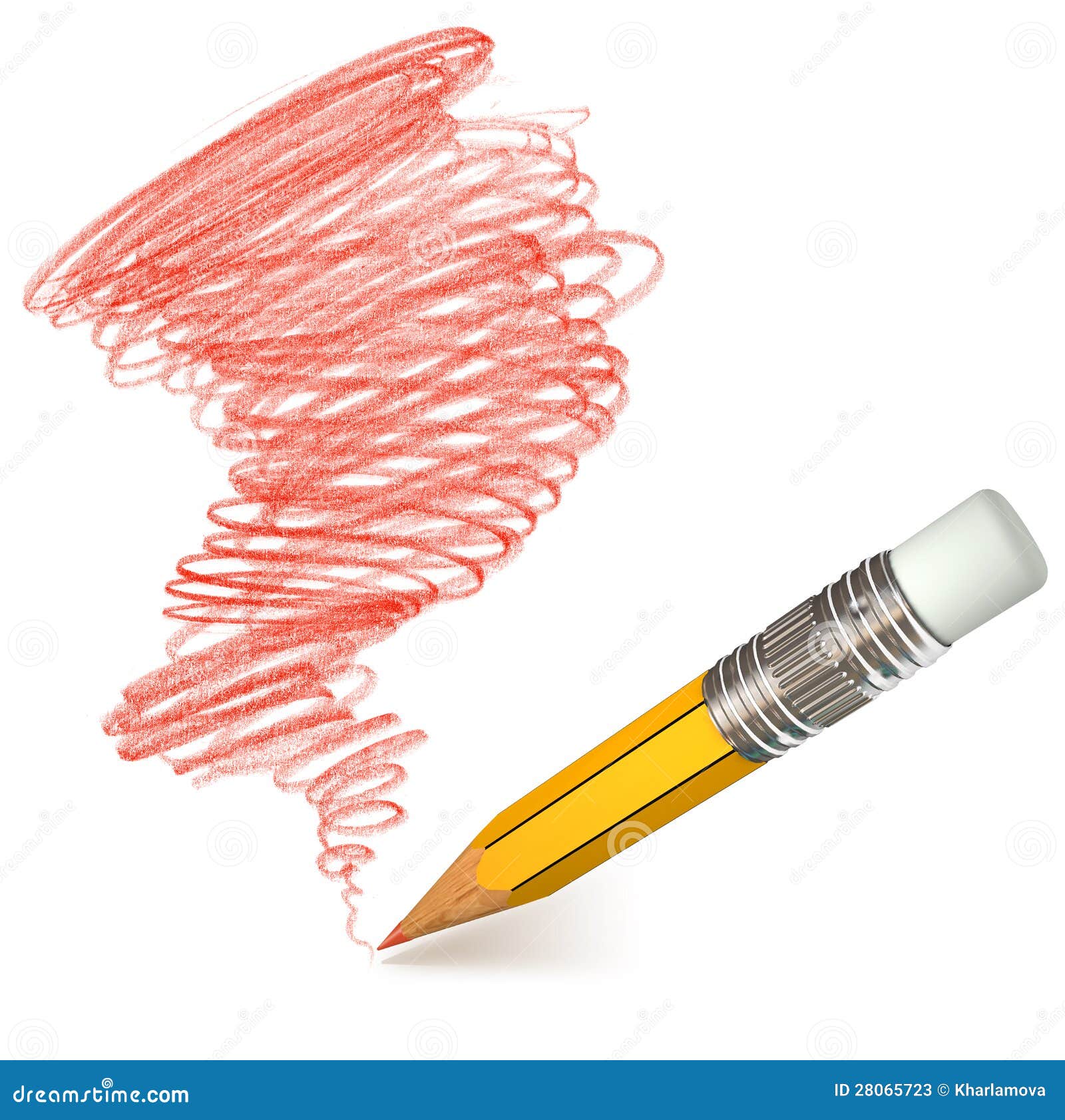 Pencil Shading. Hand-drawn Cartoon Vector | CartoonDealer.com #28095013