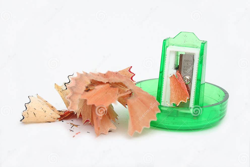 Pencil sharpener stock photo. Image of dust, green, materials - 11840820