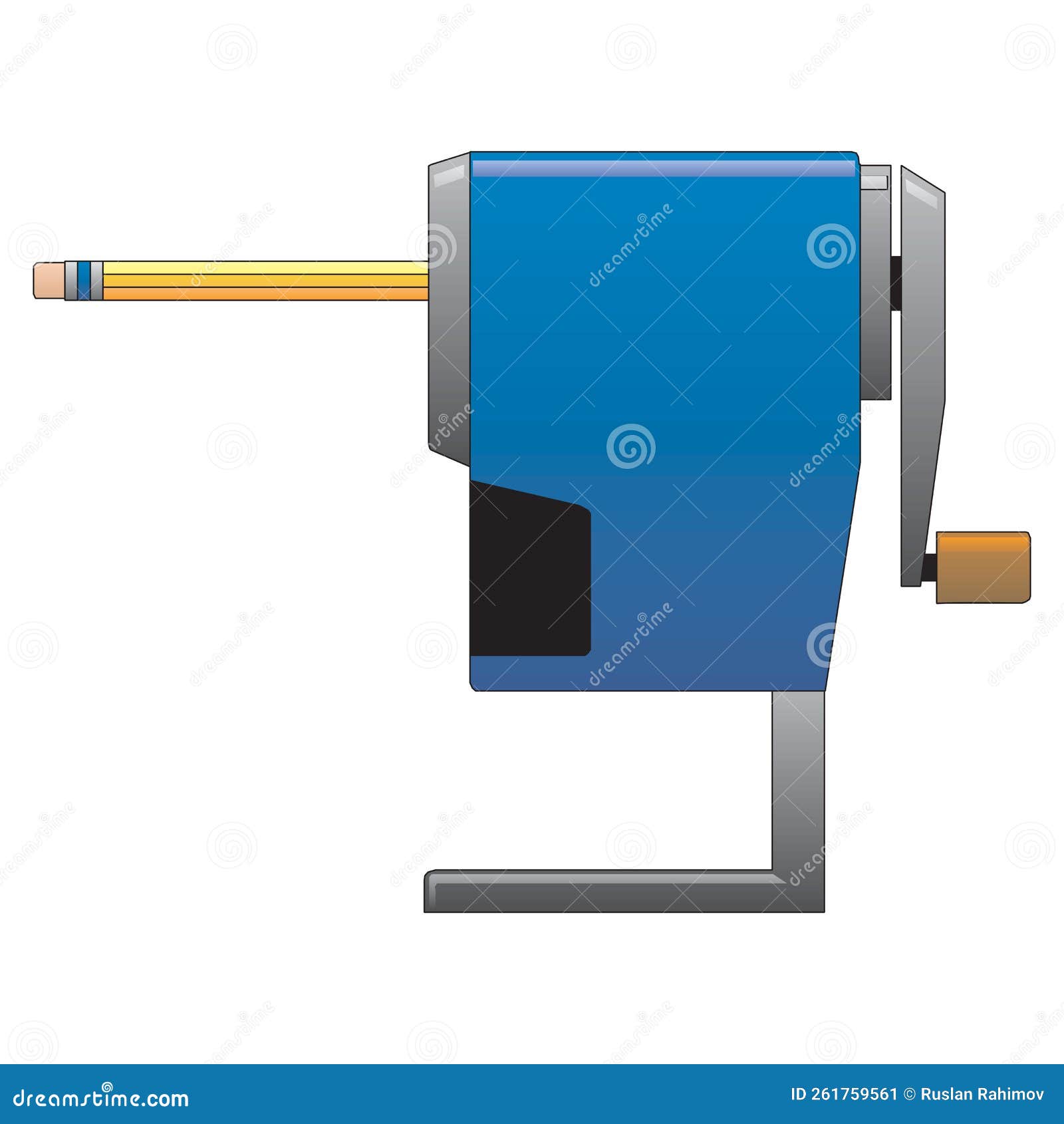 Pencil Sharpener Cartoon Icon Illustration in EPS10 Stock Vector ...