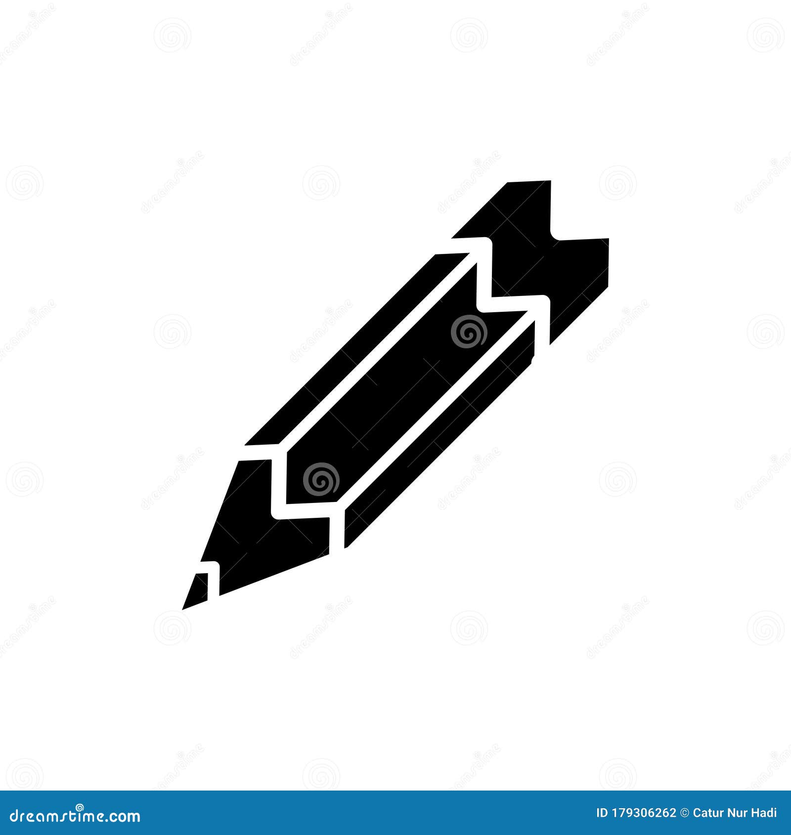 Pencil Sharpener Icon Flat Vector Template Design Trendy Stock Vector ...