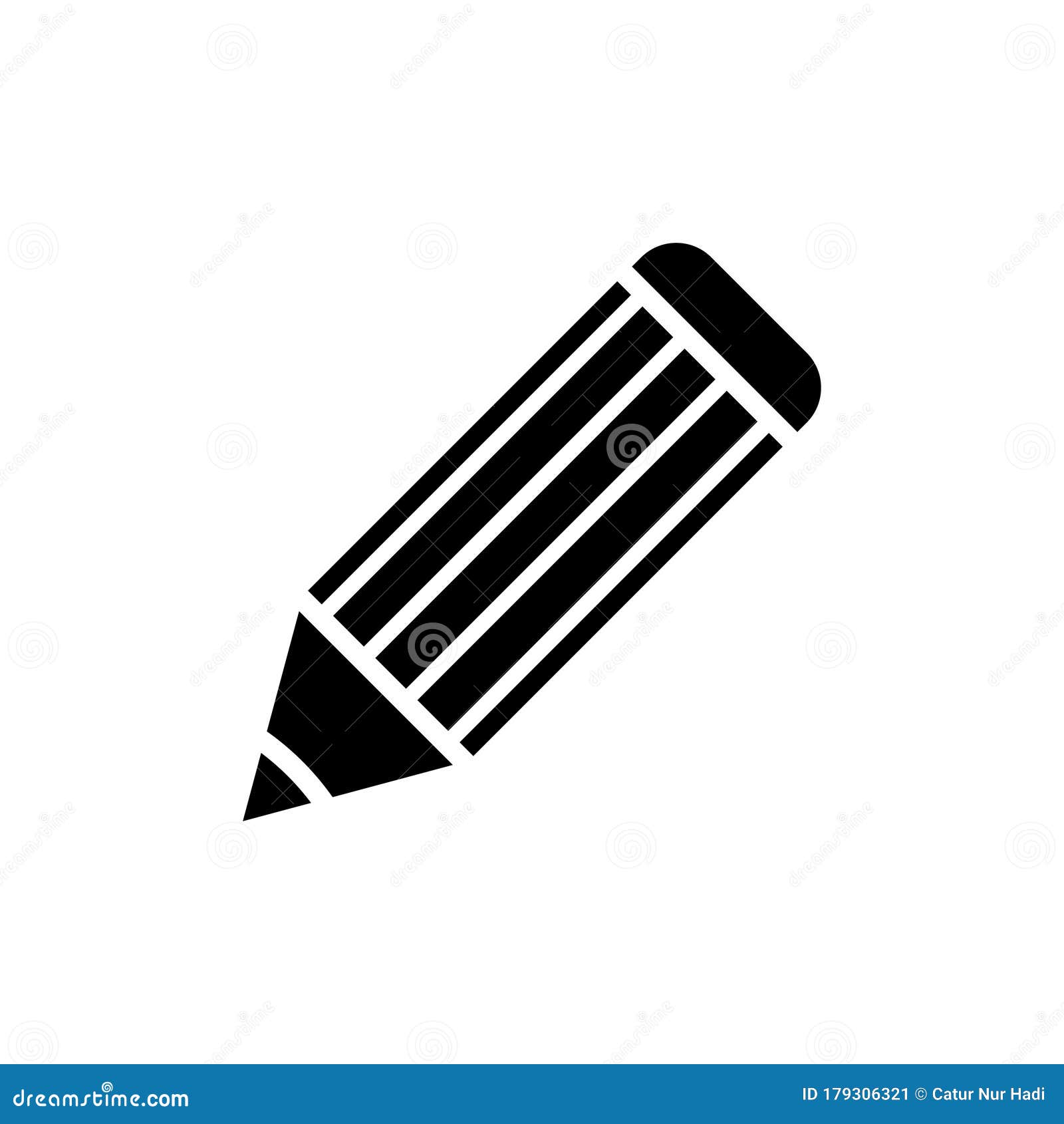 Pencil Sharpener Icon Flat Vector Template Design Trendy Stock Vector ...