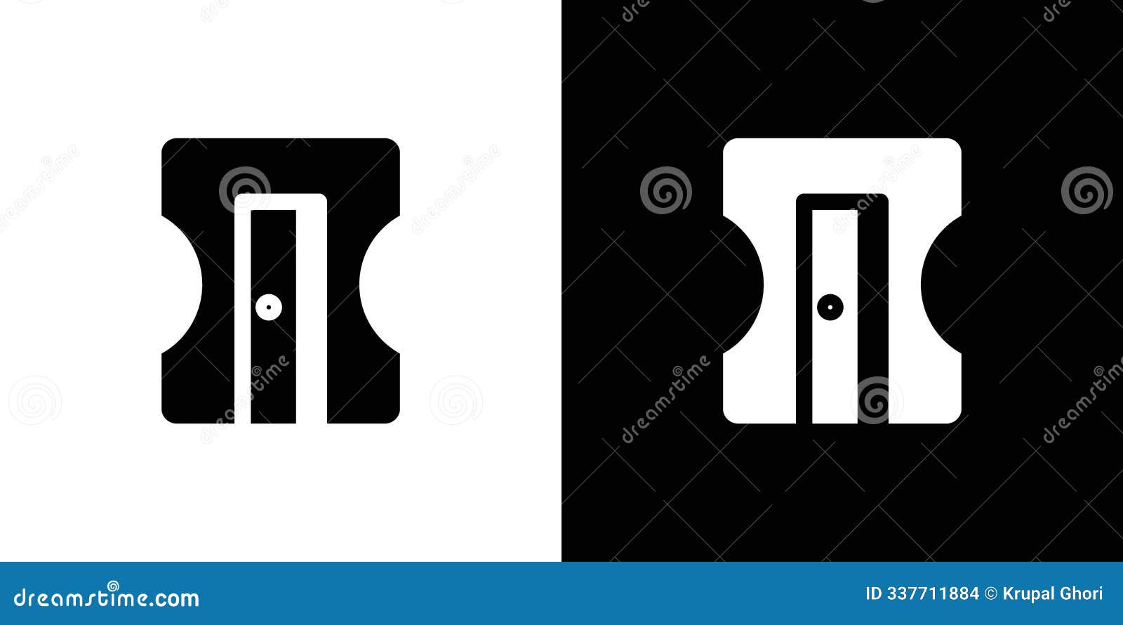 Pencil Sharpener Icon Set Vector Illustration Stock Illustration ...