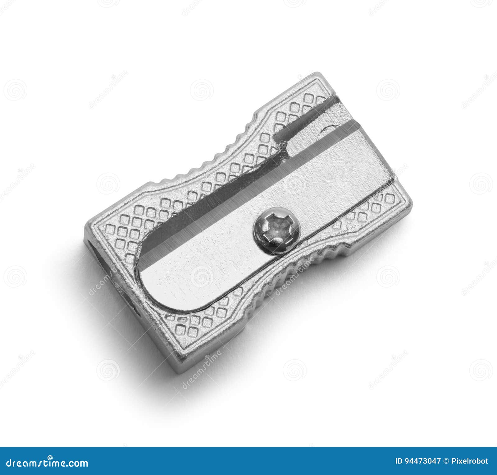 Pencil Sharpener Metal Top stock image. Image of school - 94473047