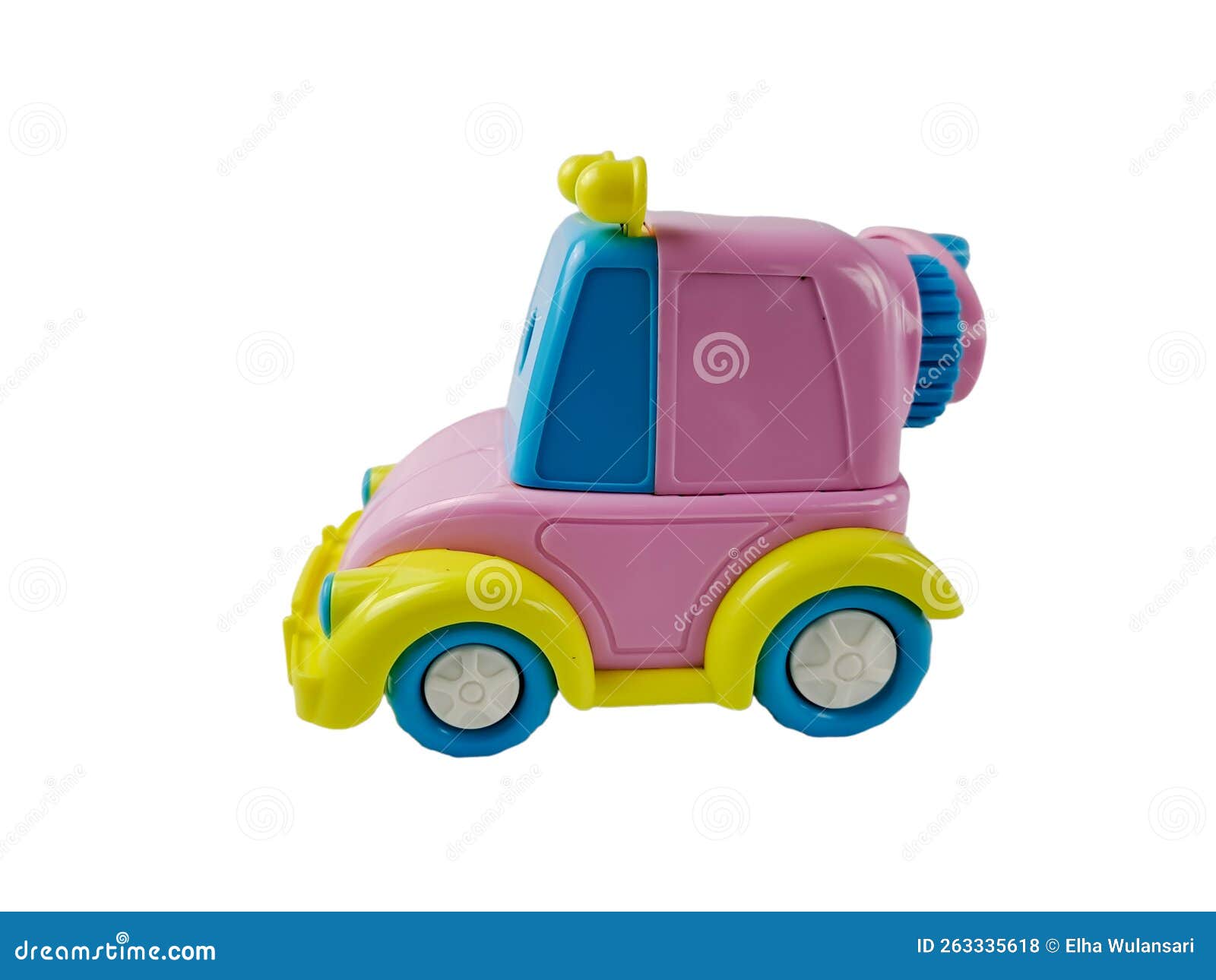 Pencil Sharpener Model Toy Car Colorful Pastel Stock Photo - Image of ...