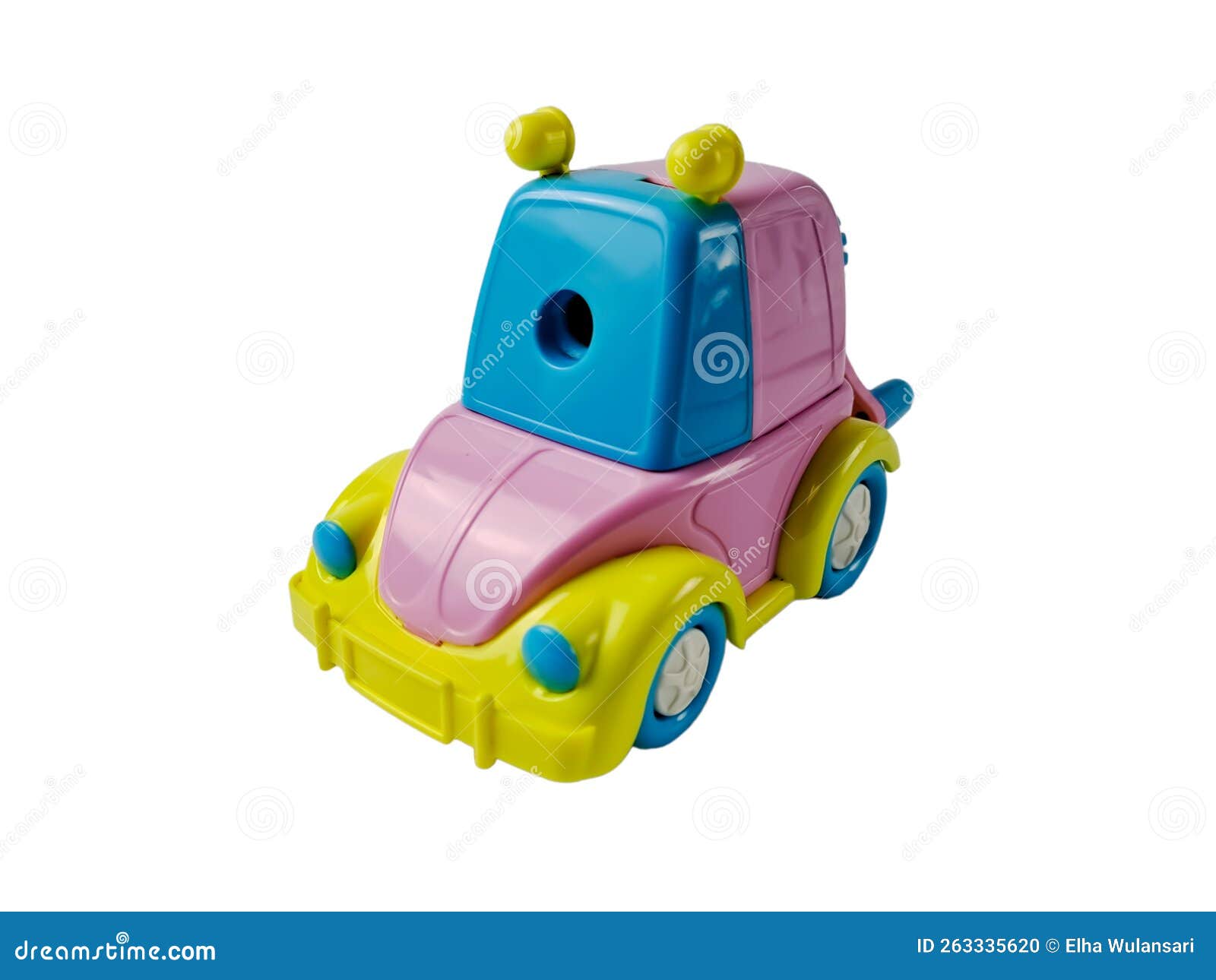 Pencil Sharpener Model Toy Car Colorful Pastel Stock Photo - Image of ...