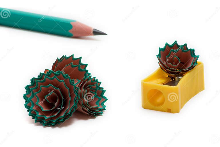 Pencil Shavings #8 stock photo. Image of sharpener, flowers - 3314500