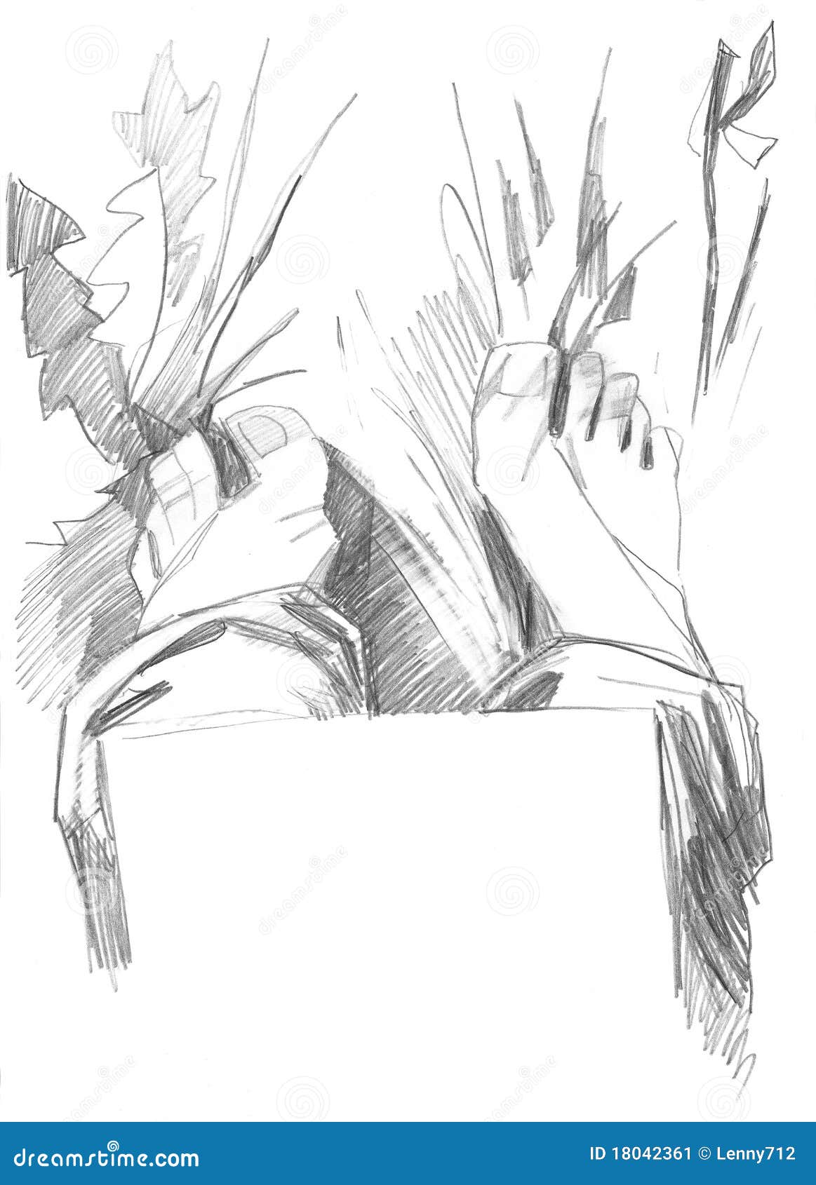 Pencil sketch drawing from photo - phonesgast