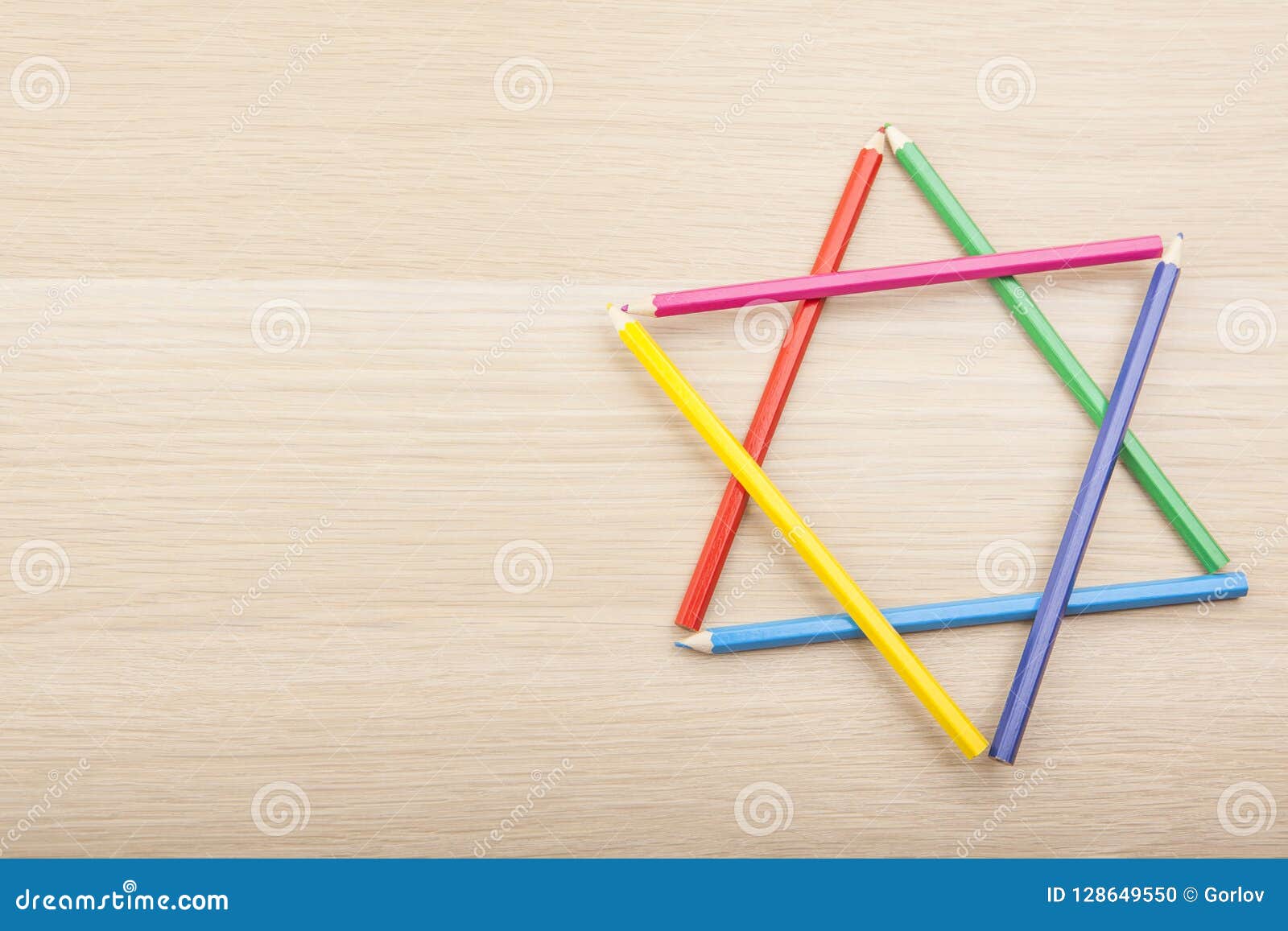 Pencil Star Figure Table Studio Stock Photo - Image of clip, copyspace ...