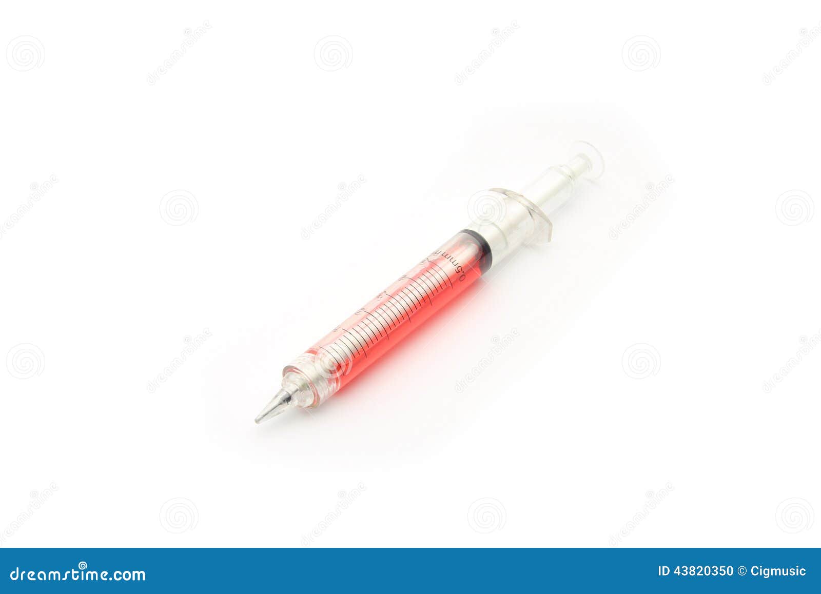 Pencil syringe stock photo. Image of medicine, healthy - 43820350