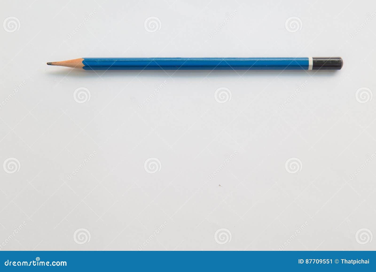 Pencil on Table, the Blogger Instrument Stock Image - Image of sheet ...