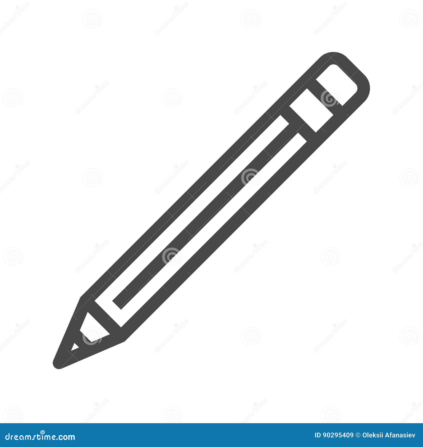 Vector Pencil On Drawing Charts And Graphs | CartoonDealer.com #88087571