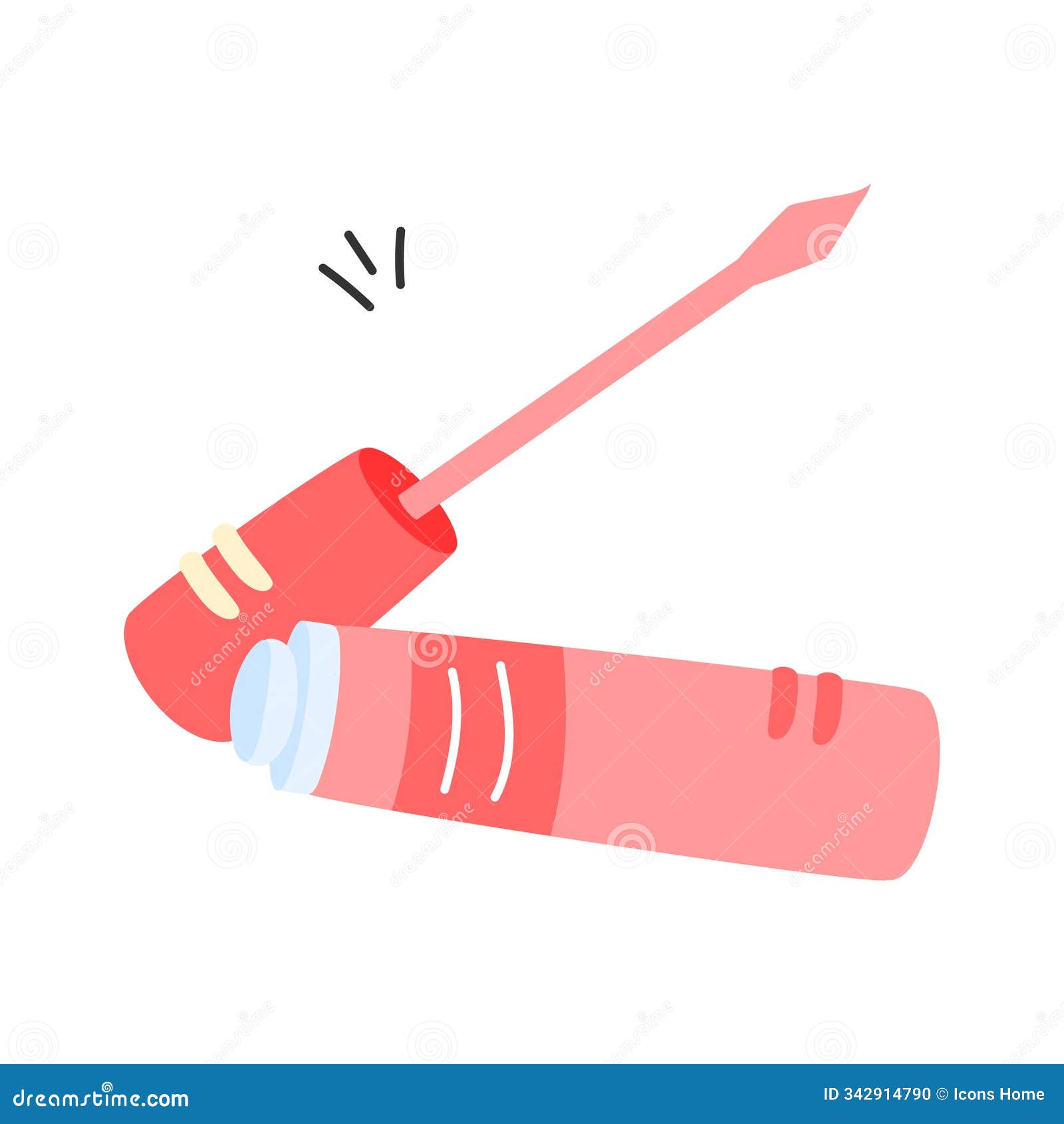 A Pencil Used To Define and Accentuate the Eyes Stock Illustration ...