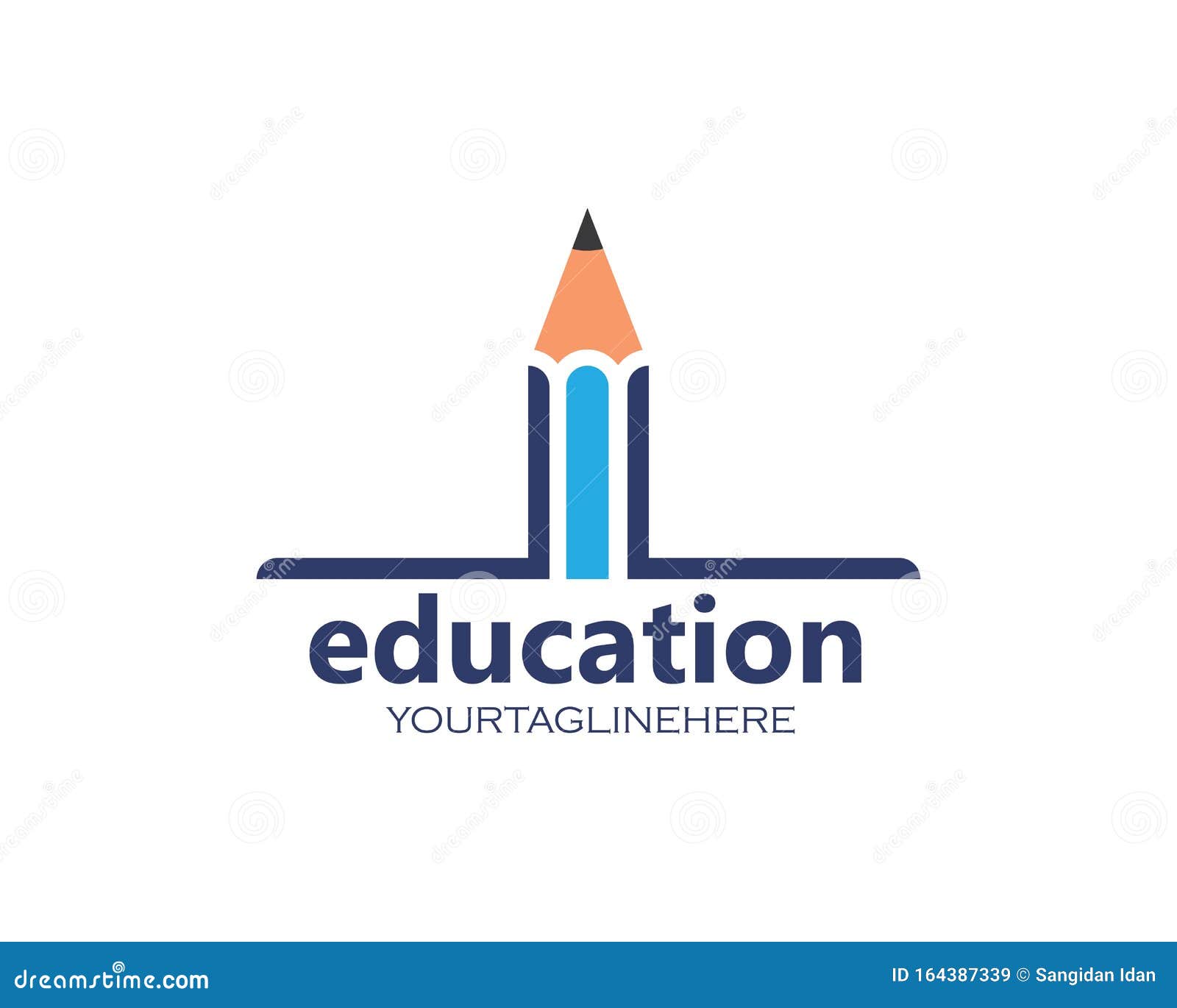 Pencil Vector Illustration Icon and Logo of Education Stock Vector ...
