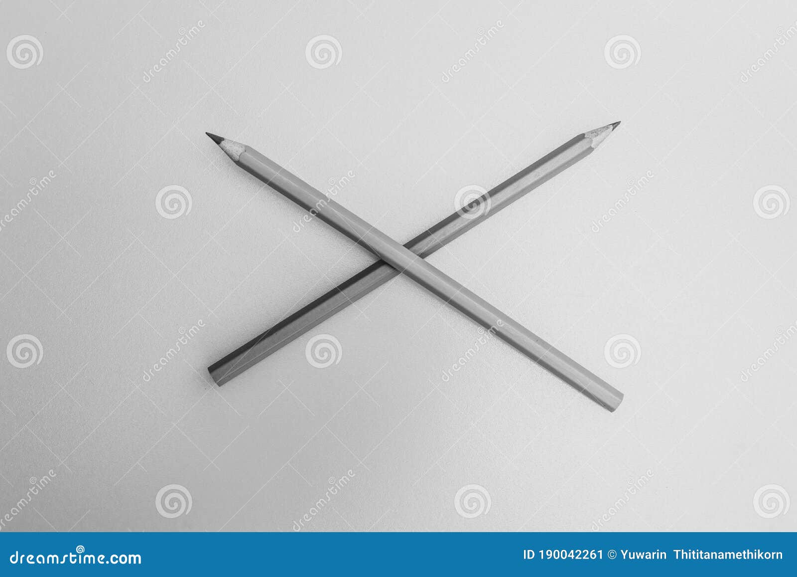 A Pencil on a White Background. Stock Image - Image of drawing ...