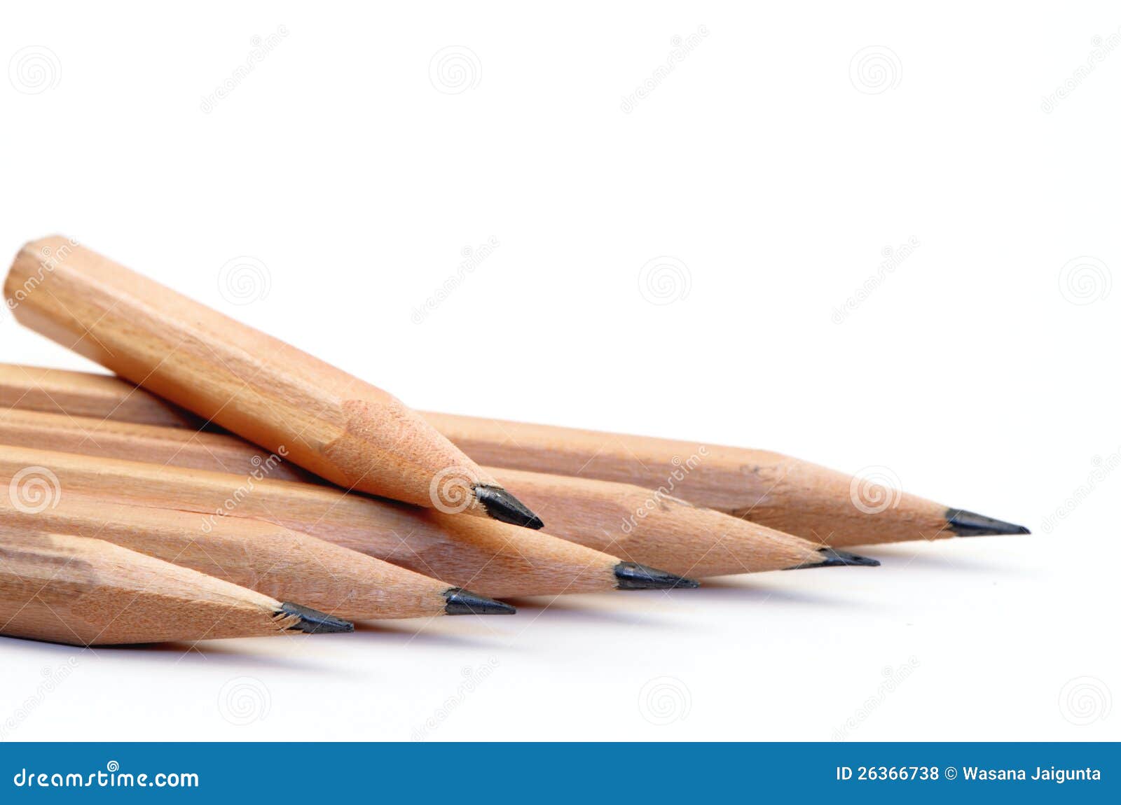Pencil on a White Background. Stock Photo - Image of isolated ...