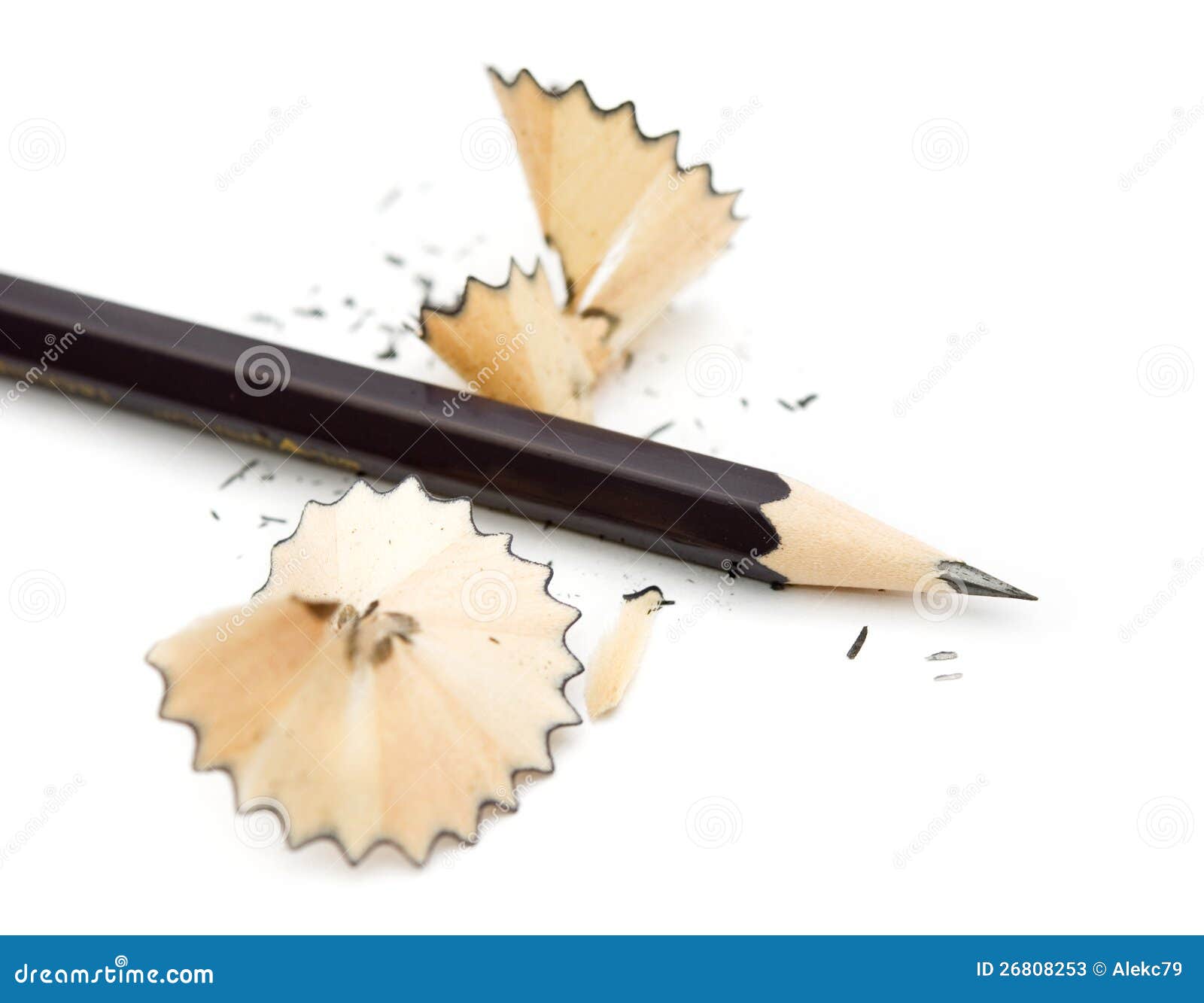 Pencil on a White Background Stock Image - Image of office, graphite ...