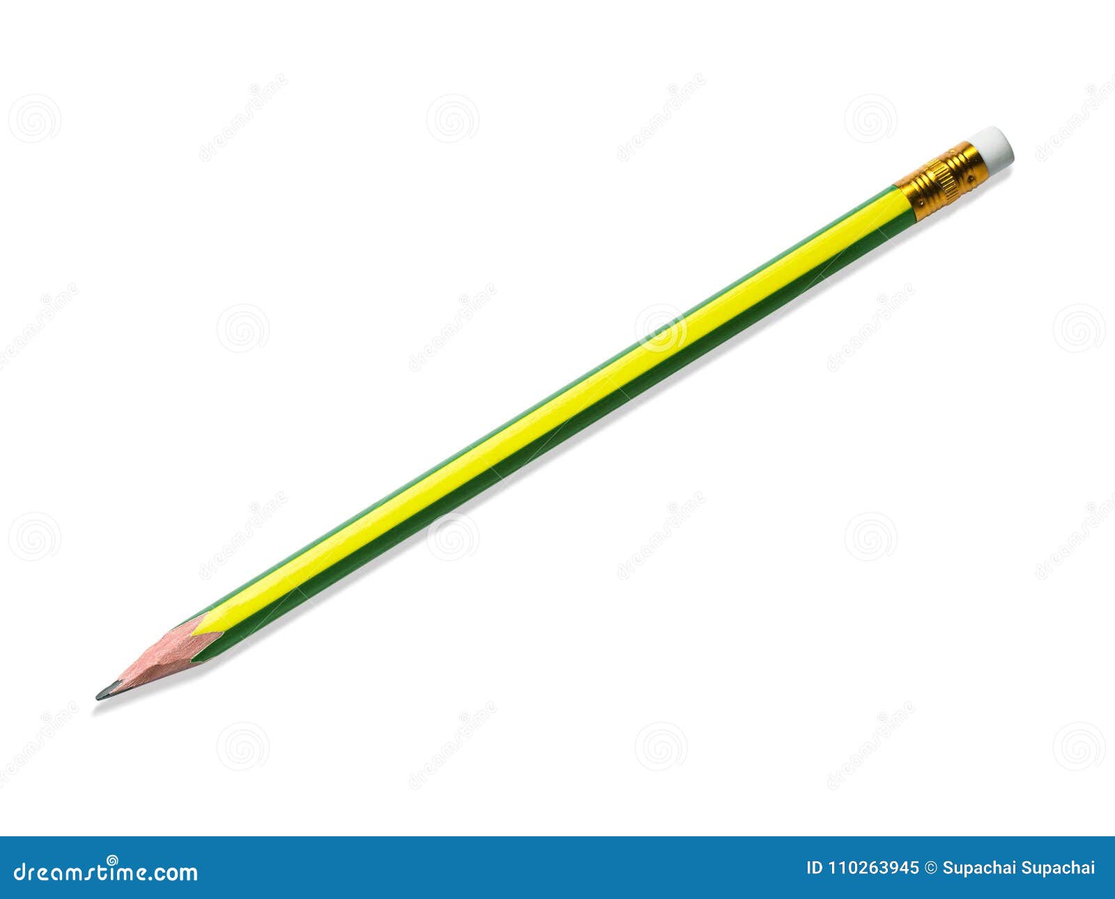 Pencil on a White Background Stock Image - Image of pencil, advertising ...