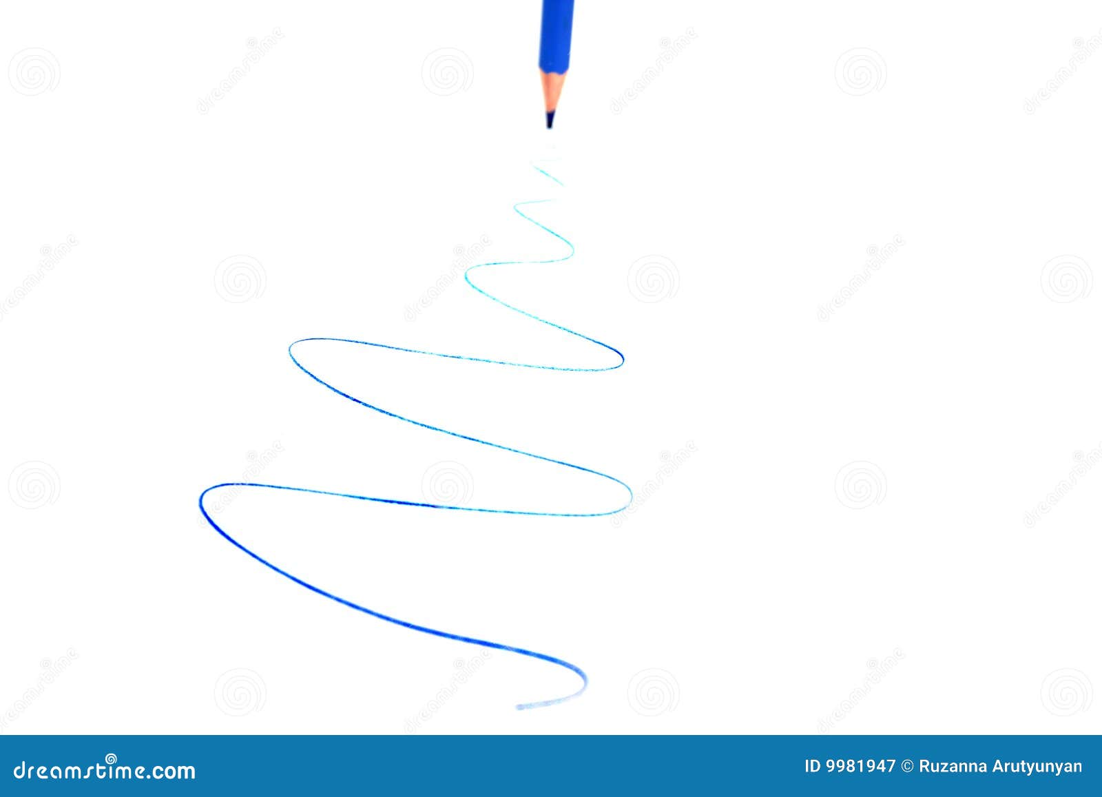 Pencil and writing line stock image. Image of education - 9981947