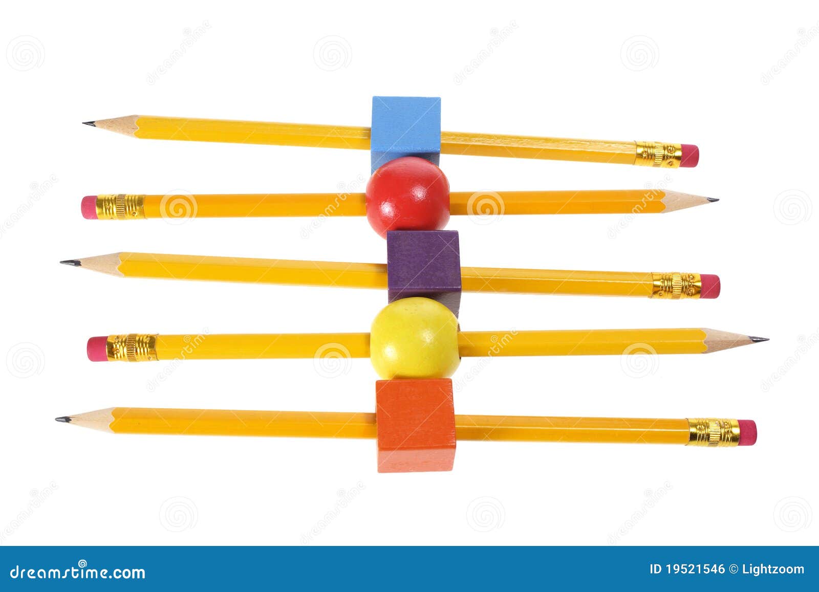 Pencils stock photo. Image of cubes, pencils, implements - 19521546