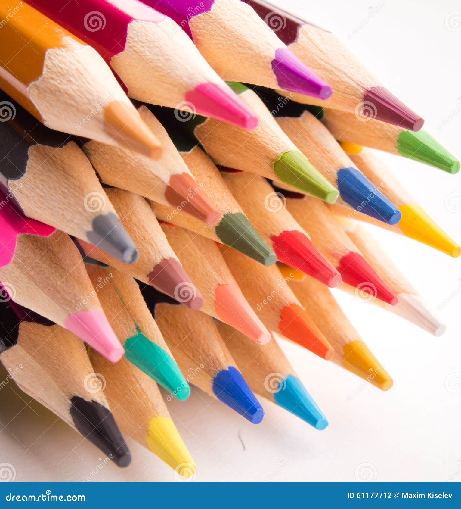 Pencils all colors stock photo. Image of blue, crayon - 61177712
