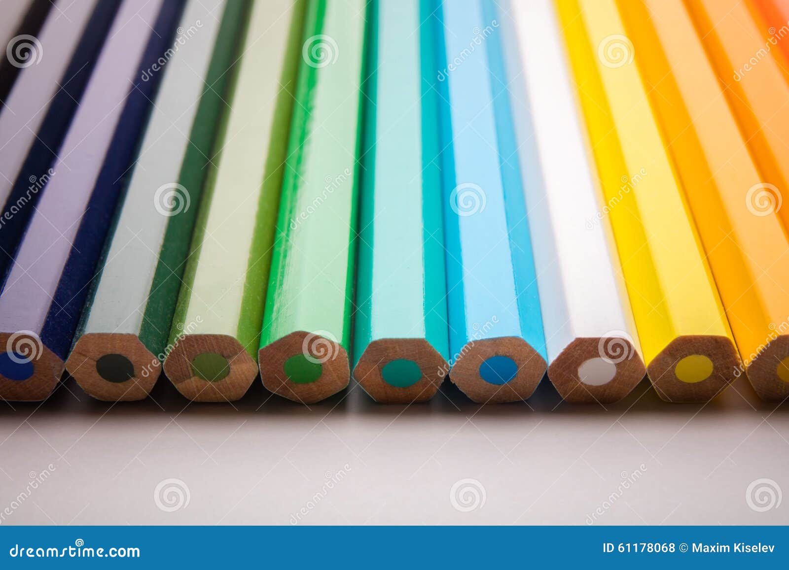 Pencils all colors stock photo. Image of design, copy - 61178068