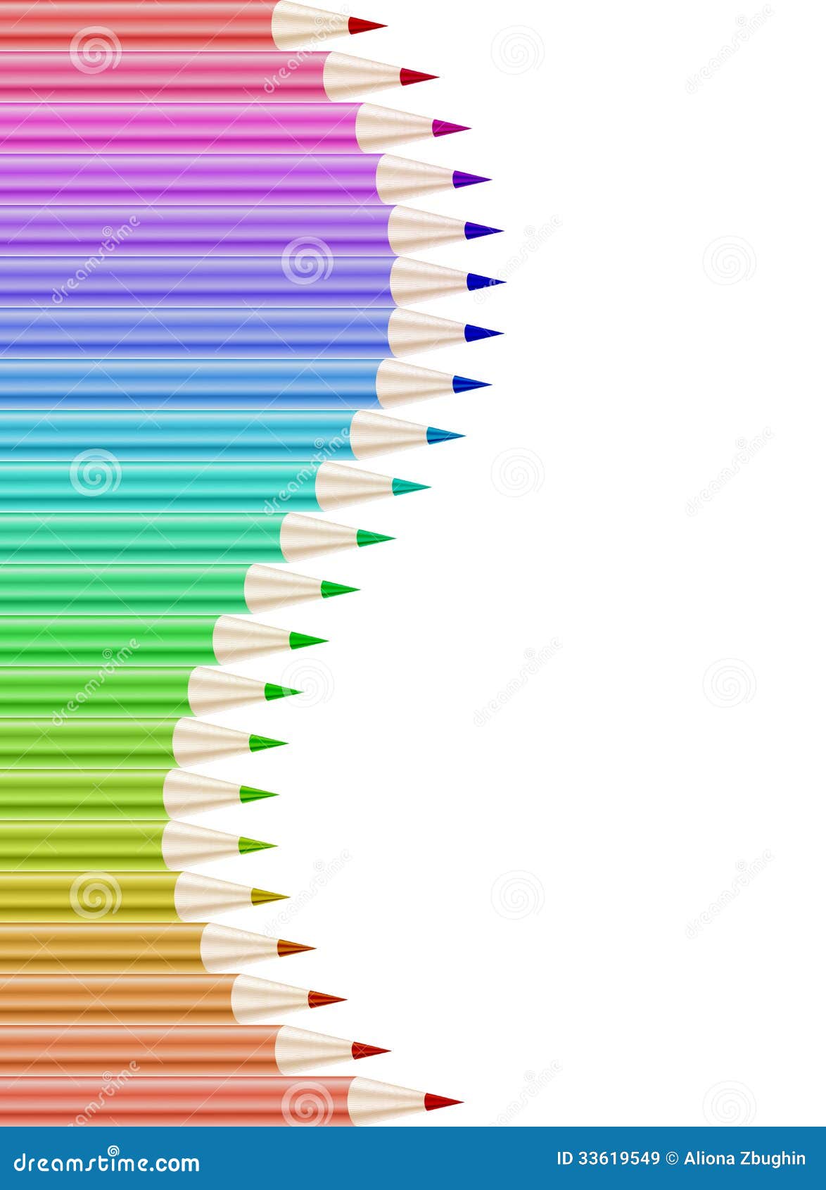 Pencils. Background. Royalty-Free Cartoon | CartoonDealer.com #5457491