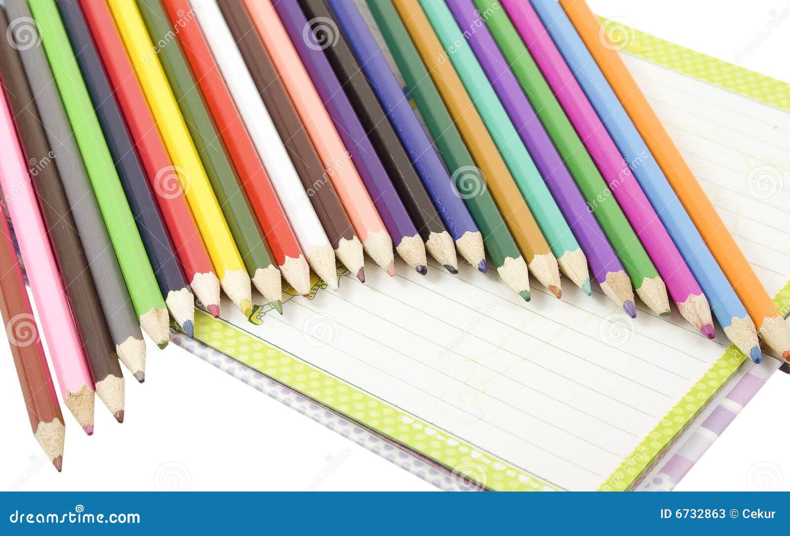 Pencils on the Exercise Book Stock Image - Image of abstract, colorful ... Pencils on the Exercise Book Stock Image - Image of abstract, colorful ...