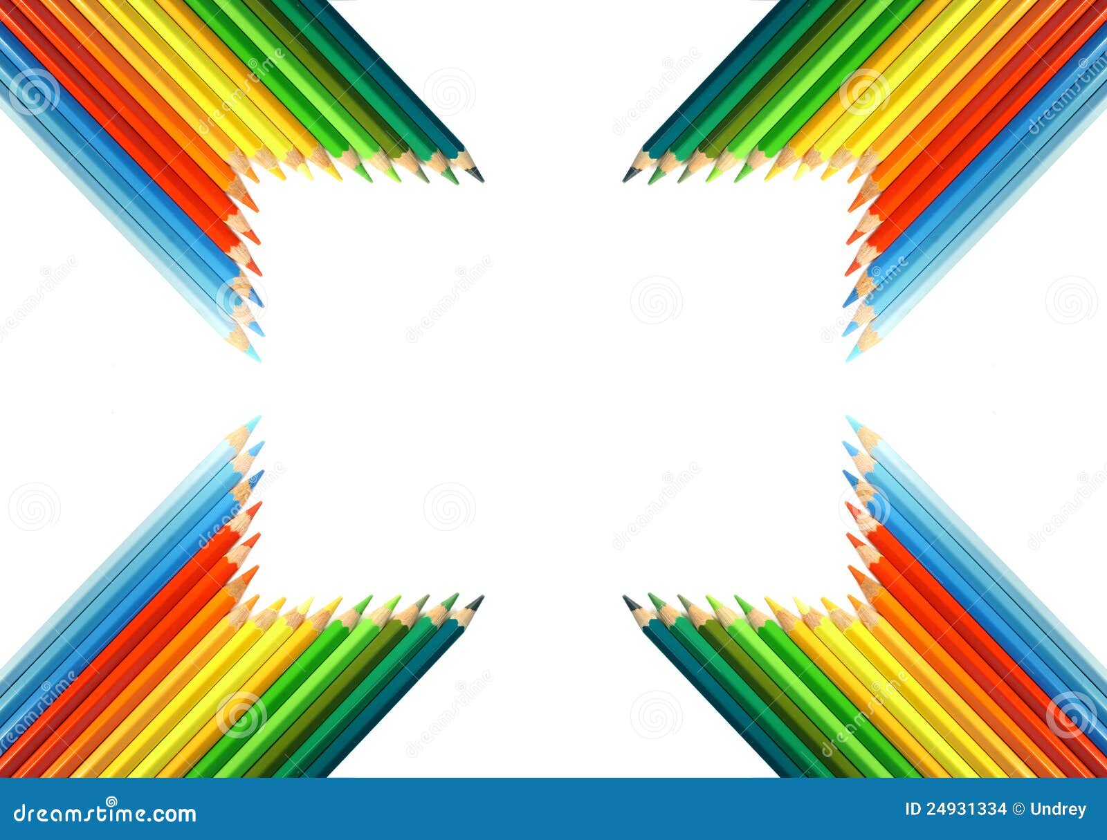 Pencils frame stock photo. Image of create, drawing, gift - 24931334