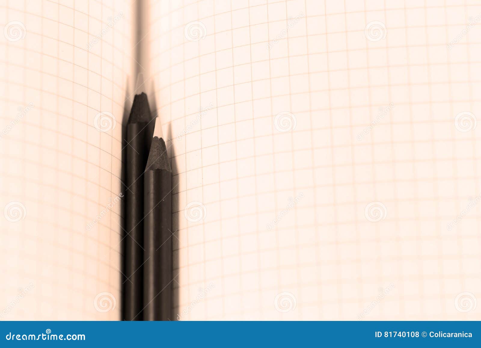 Pencils on a math page stock photo. Image of pencil, math - 81740108
