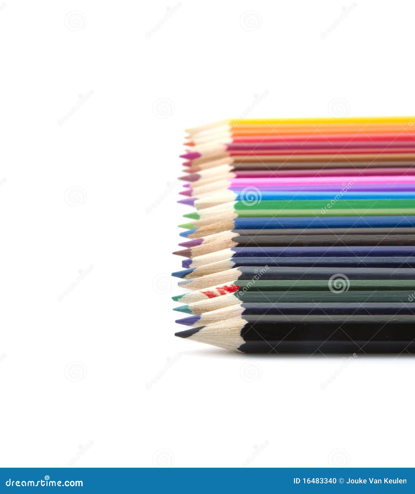 Pencils in a row stock photo. Image of children, palette - 16483340