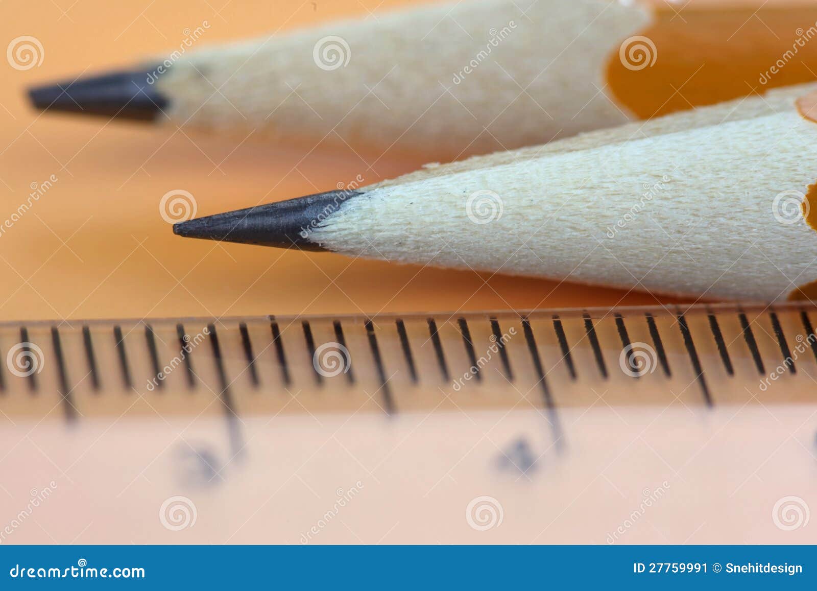Pencils and scale stock image. Image of education, construction - 27759991