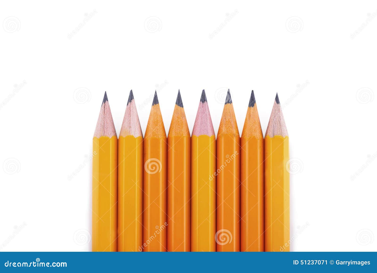 Pencils on a White Background Stock Image - Image of study, design ...