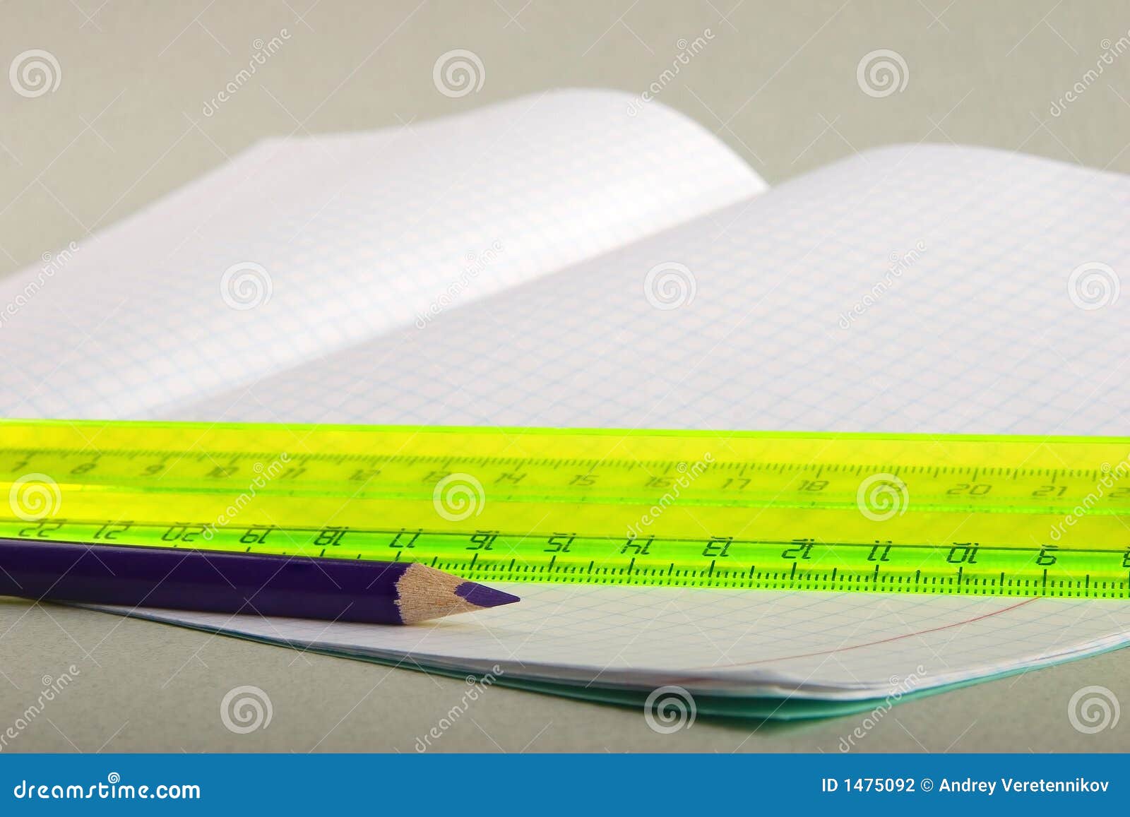 Pencils and writing-book stock photo. Image of office - 1475092