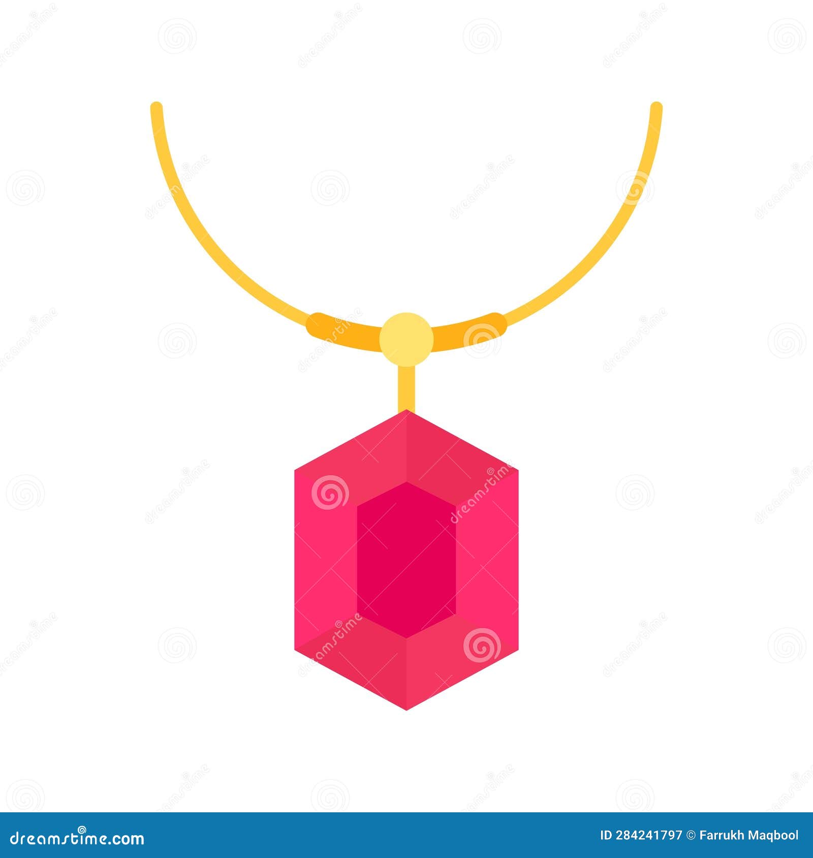 Pendant Icon Image. stock vector. Illustration of style - 284241797