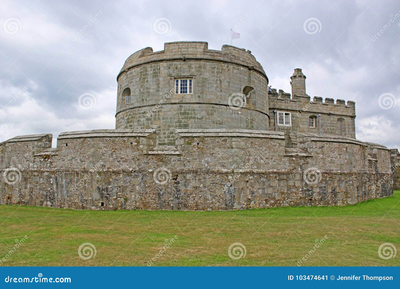 Pendennis Castle, Cornwall stock image. Image of historic - 103474641